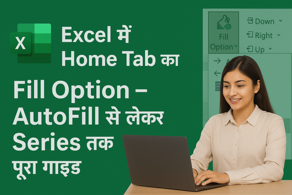 "Excel में Home Tab का Fill Option – AutoFill से लेकर Series तक पूरा ...
